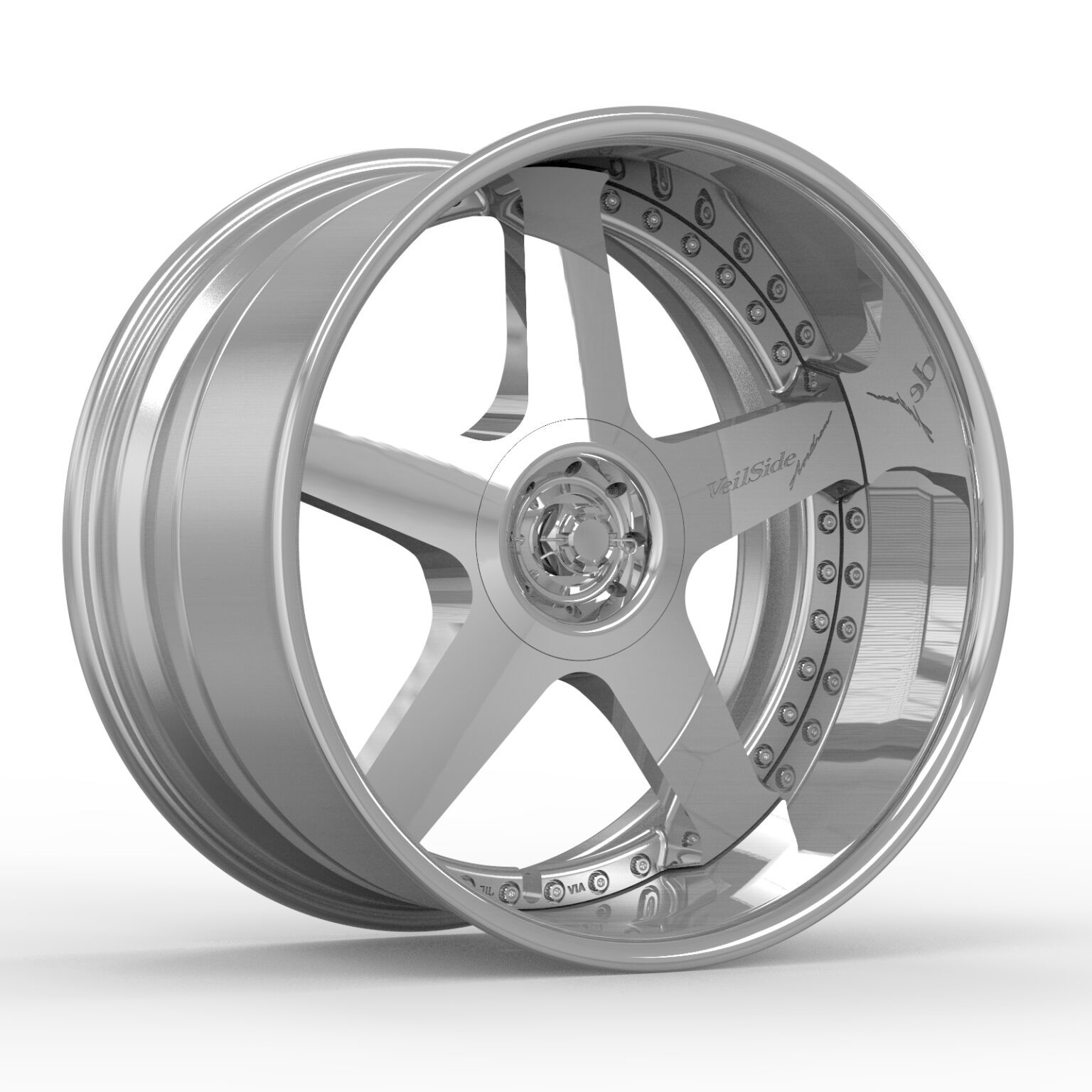 Veilside Andrew Racing V Style 3-Piece Wheels Hans FD RX7 Tokyo Drift ...